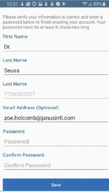 Setting Up the Mobile App